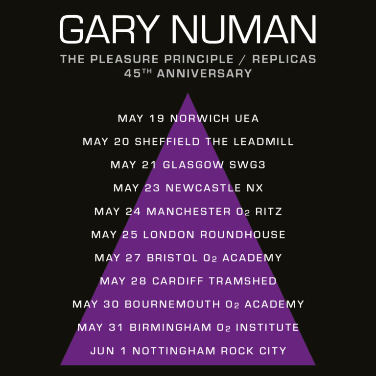 45th Anniversary UK Tour - Gary Numan The official website